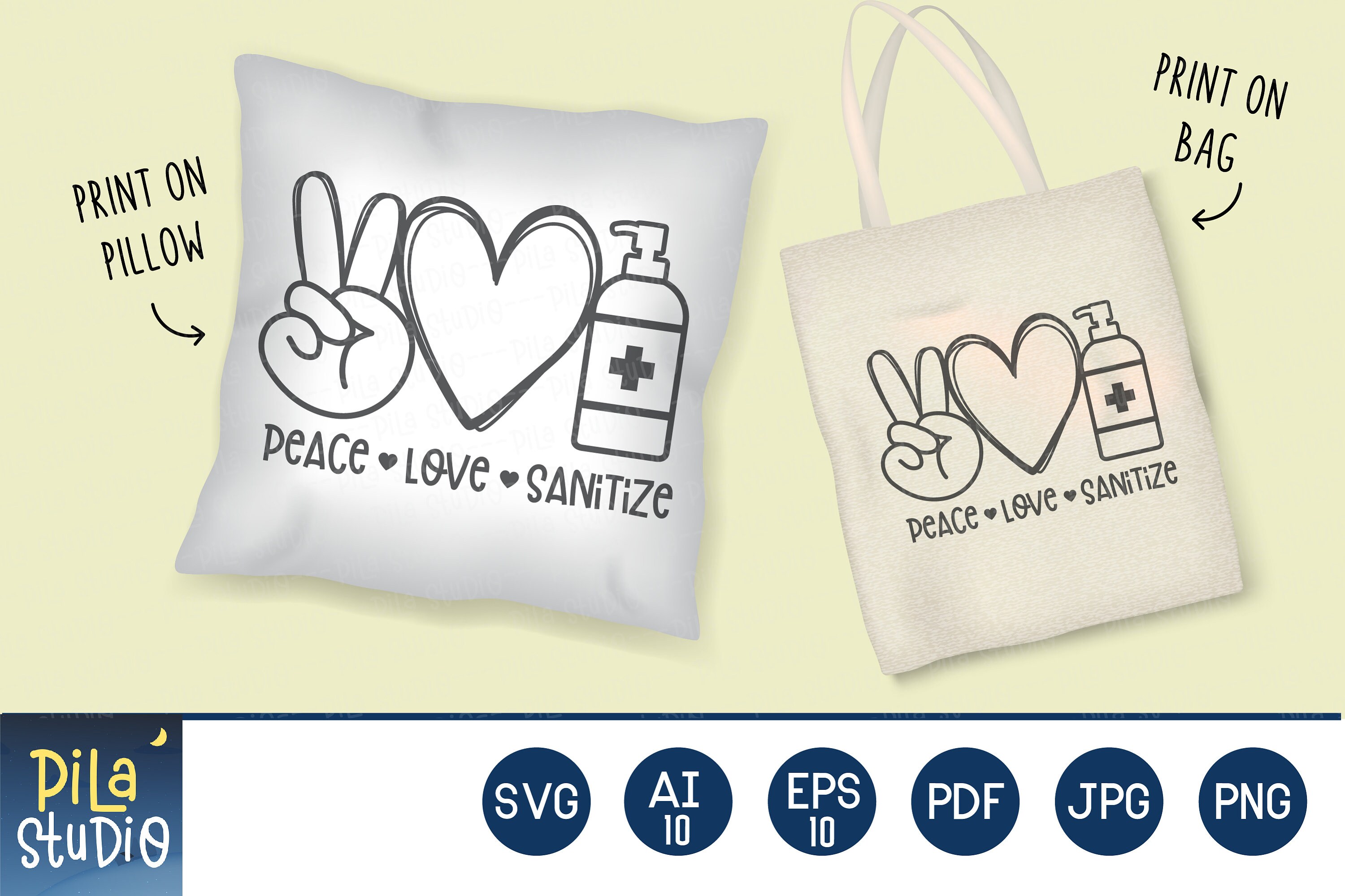 Peace Love Sanitize Svg Sanitize Svg Nurse Svg Svg Cutting Etsy 