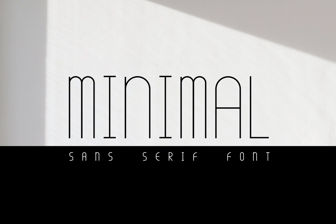 Minimal Digital Font | Script Font | Font Download | Modern Font | LOGO ...