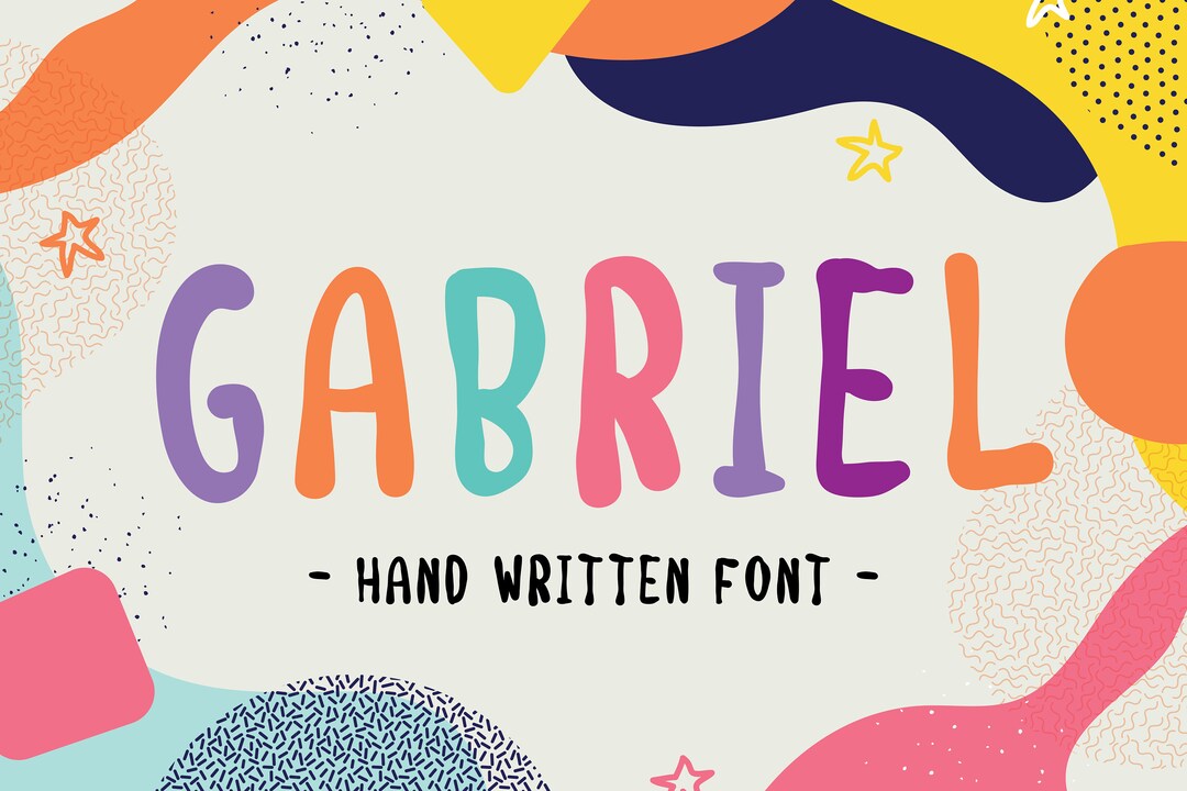 Gabriel Digital Font | Script Font | Font Download | Handwritten Font ...