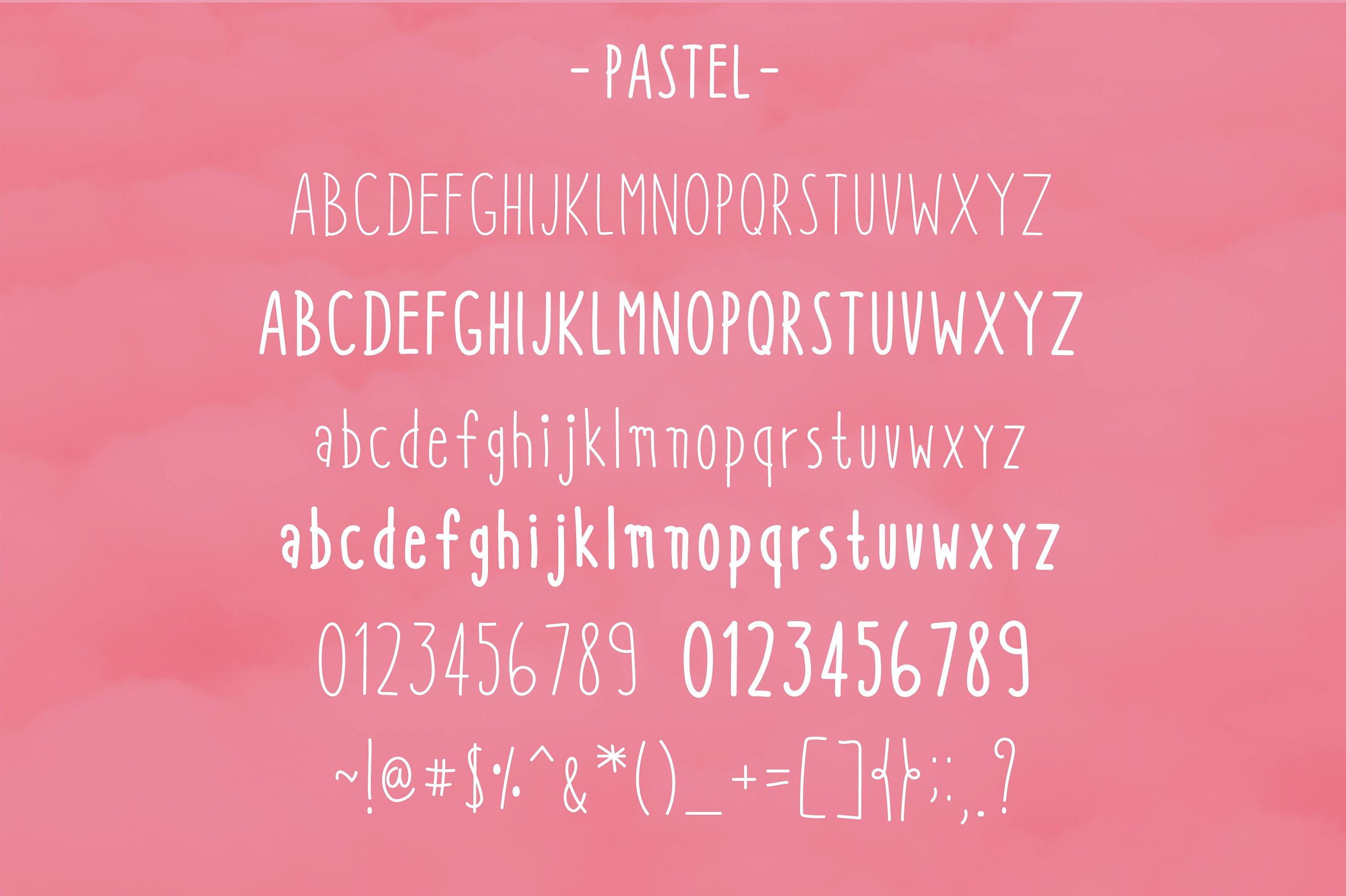 Pastel Digital Font | Script Font | Font Download | Handwritten Font ...