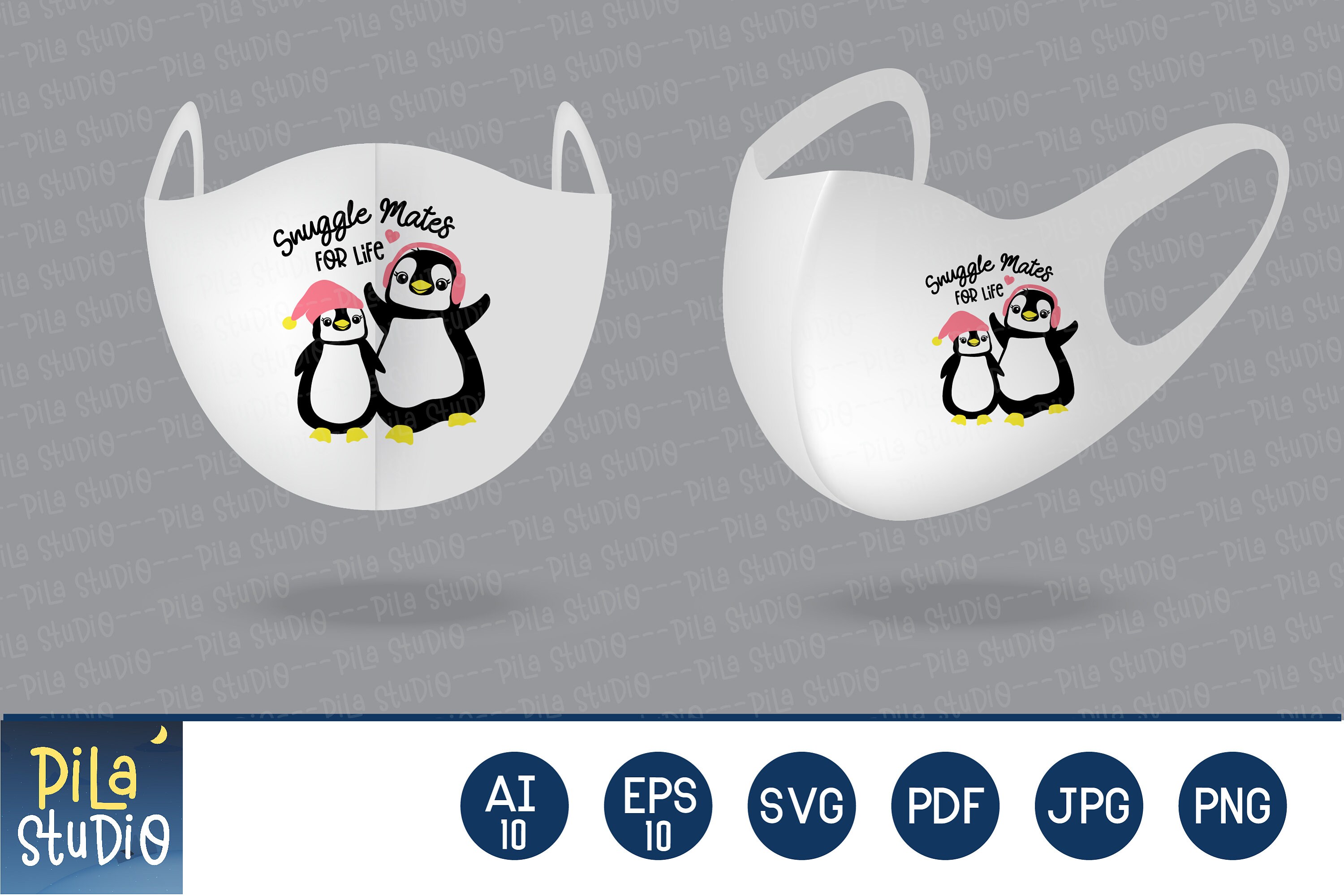 Snuggle Mates for Life SVG, Penguin Svg, Penguin Clip Art, Funny Svg ...