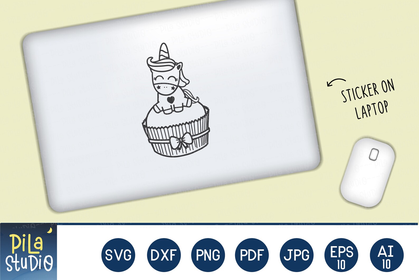 Unicorn Svg, Cupcake Svg, Unicorn Clip Art, Cute Unicorn Svg, Unicorn ...