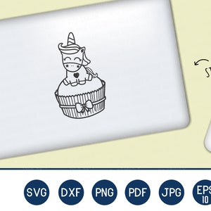 Unicorn Svg, Cupcake Svg, Unicorn Clip Art, Cute Unicorn Svg, Unicorn ...