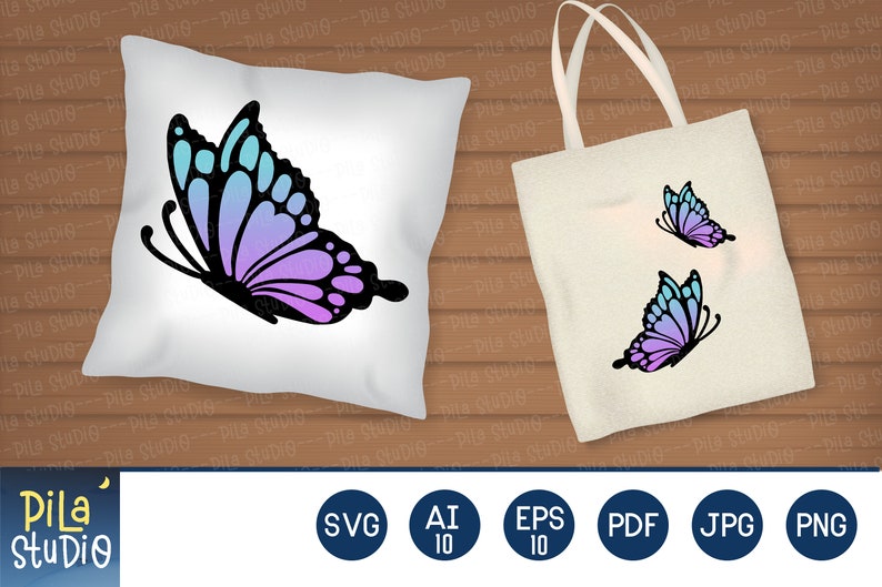 Layered Butterfly SVG Butterfly Svg Butterfly Clipart - Etsy