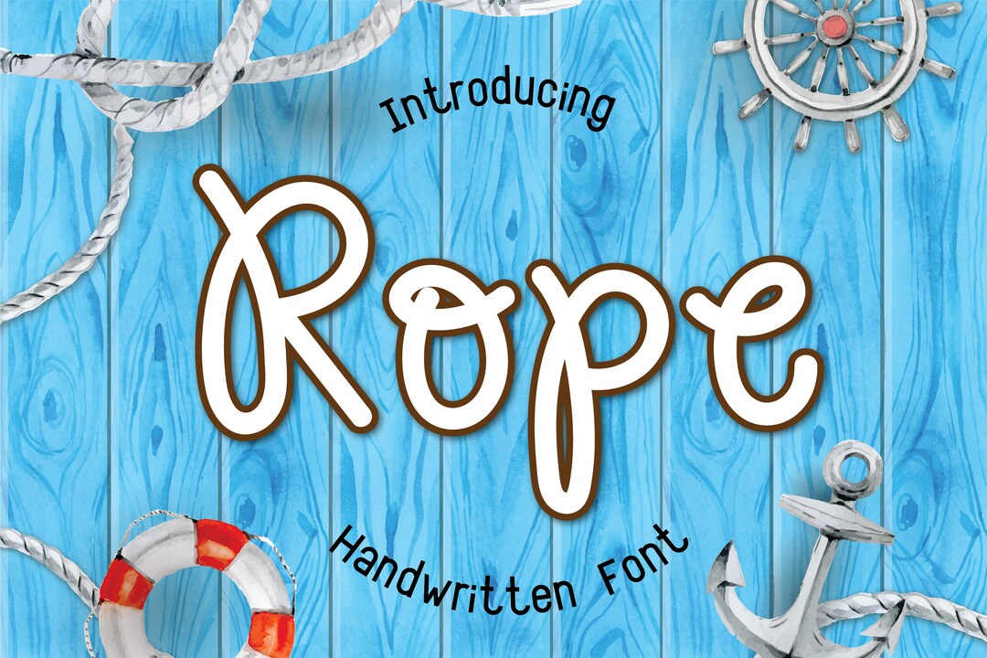 Rope Digital Font | Script Font | Font Download | Handwritten Font ...