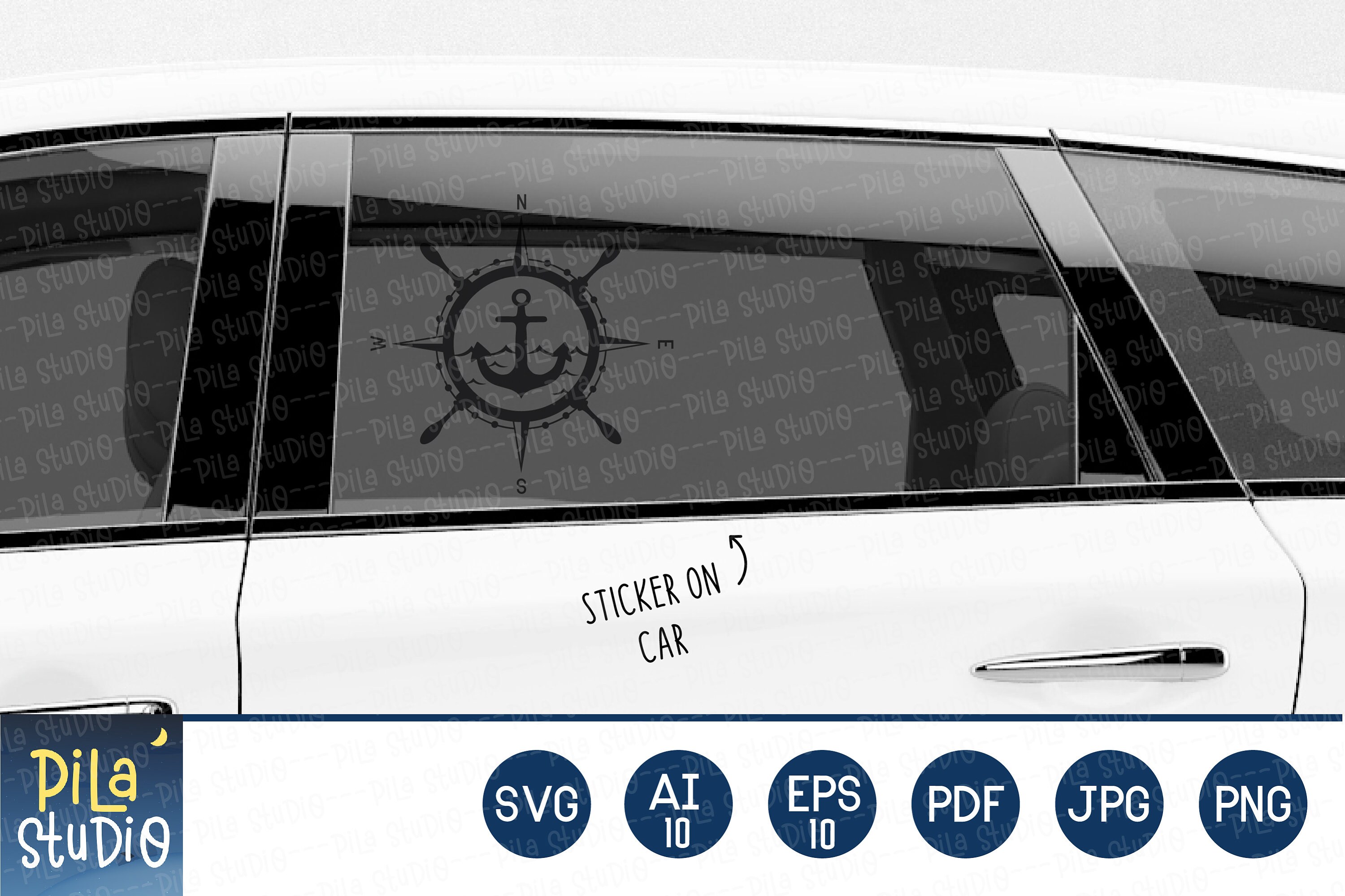 Anchor Compass Svg File Anchor Svg Adventure Svg Svg | Etsy