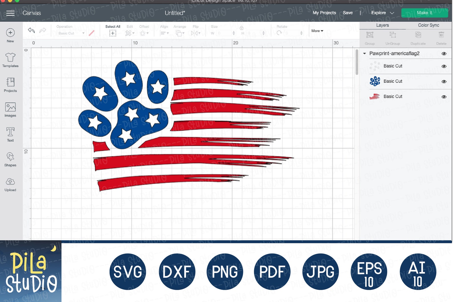 America Flag Paw Print Svg, Dog Lover 4th of July Svg, Paw Print Svg ...