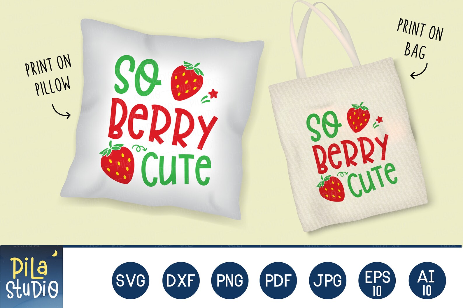 So Berry Cute Svg Strawberry Svg Strawberry Clipart Kids - Etsy