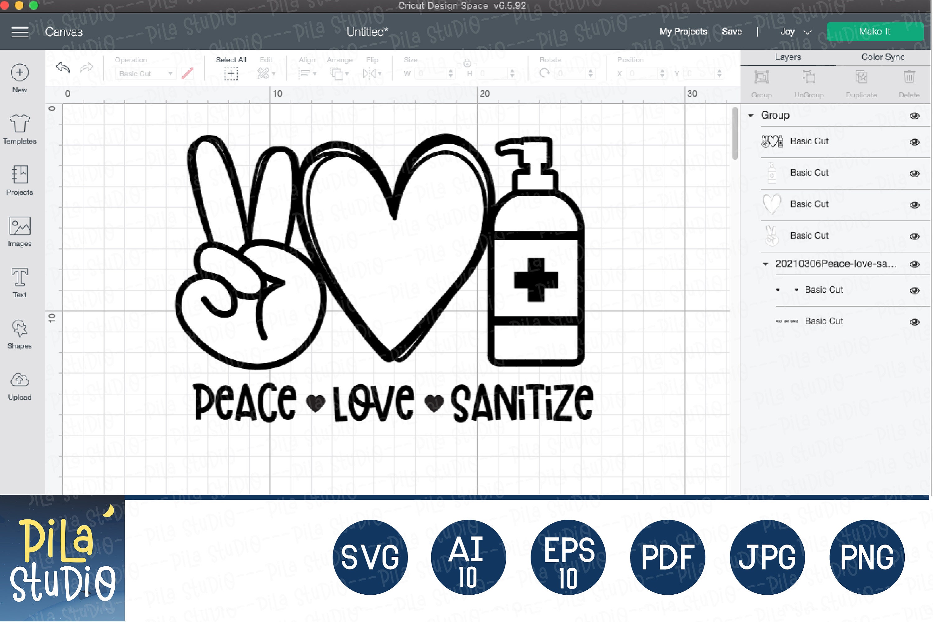 Peace Love Sanitize Svg Sanitize Svg Nurse Svg SVG Cutting - Etsy