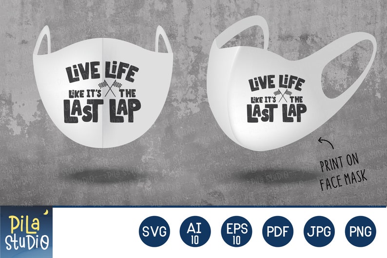Live Life Like It's the Last Lap SVG Racing Svg Live - Etsy