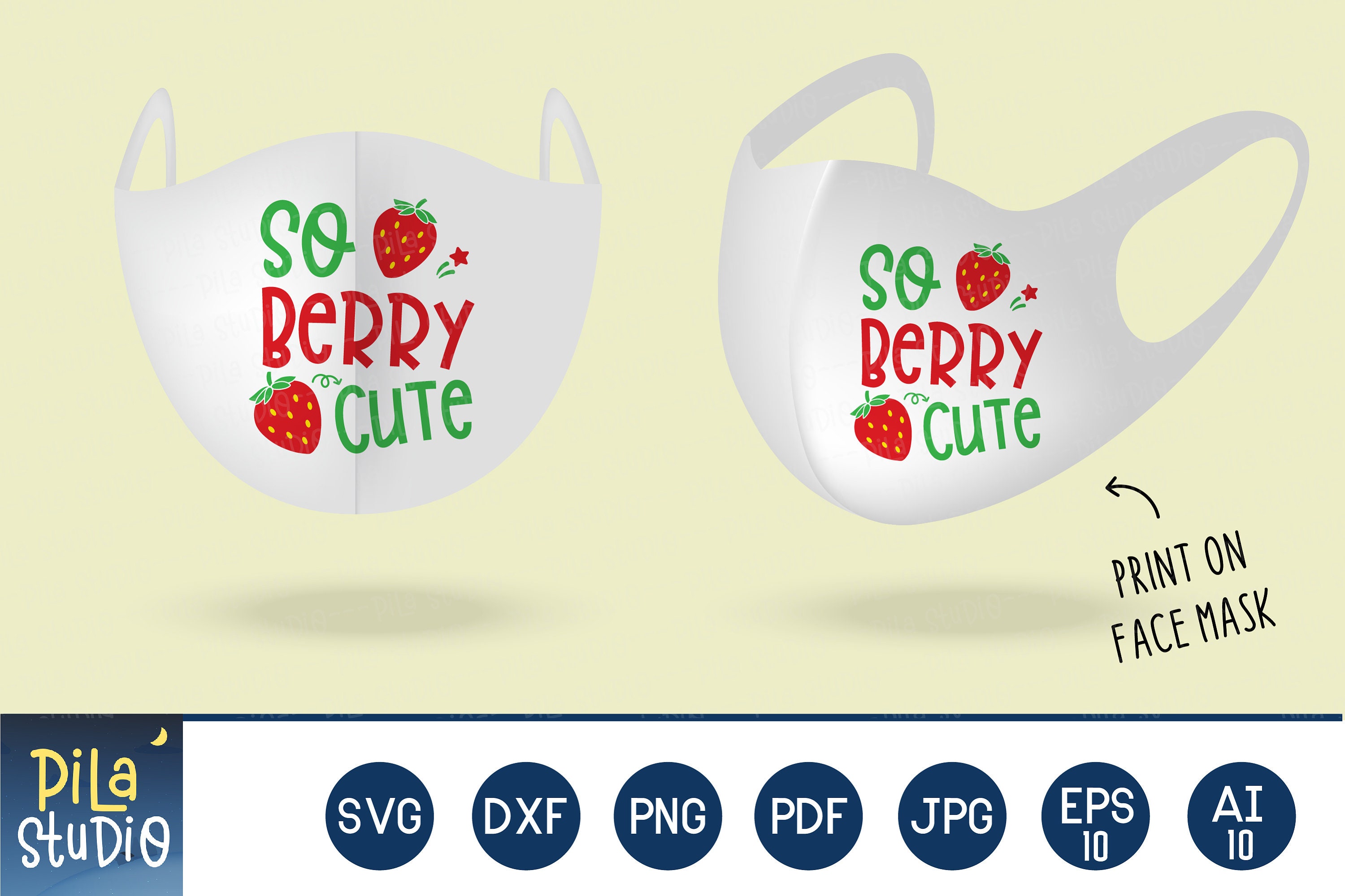 So Berry Cute Svg Strawberry Svg Strawberry Clipart Kids - Etsy