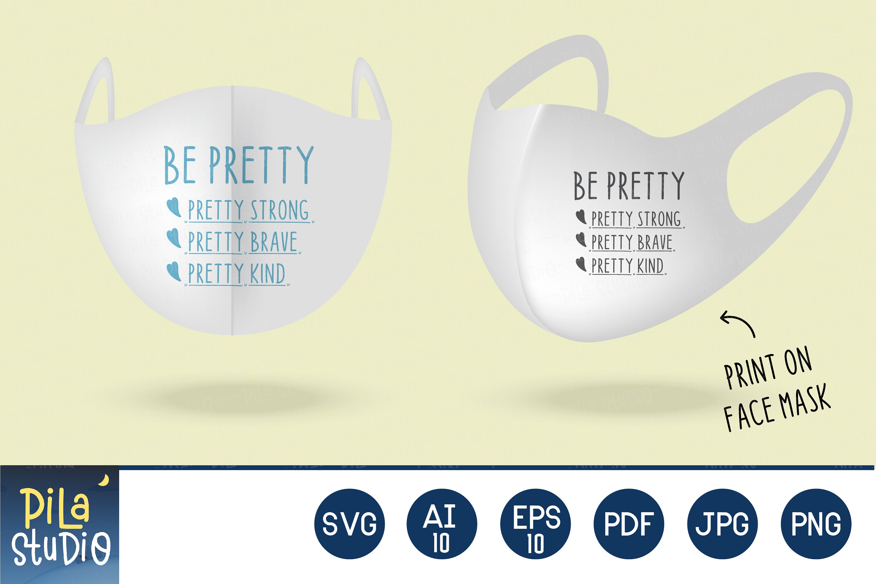 Be Pretty Svg Pretty Strong Svg Pretty Brave Svg Pretty | Etsy