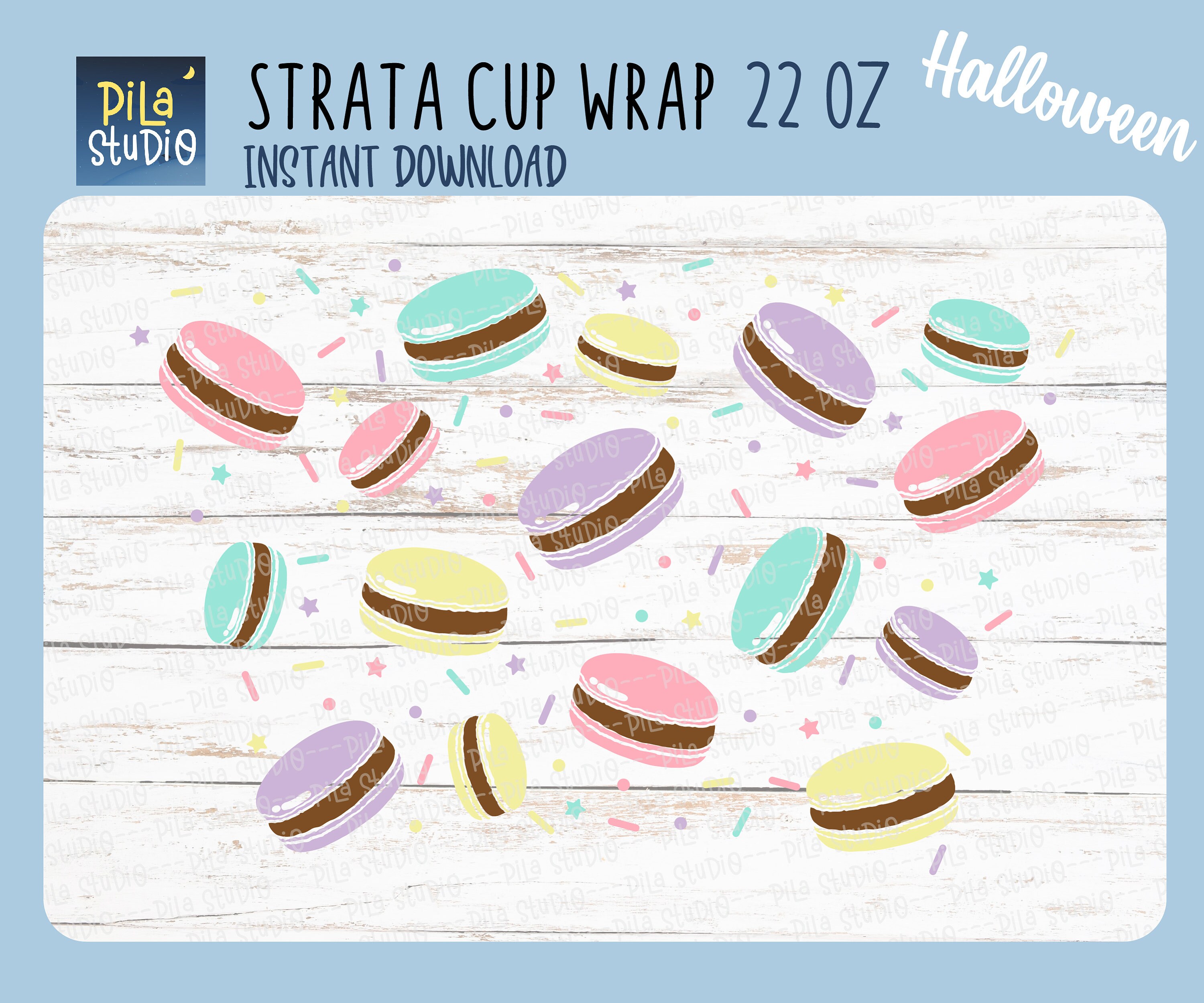 Macaron Strata Svg Sweet Dessert Macaroon Svg DIY Full - Etsy