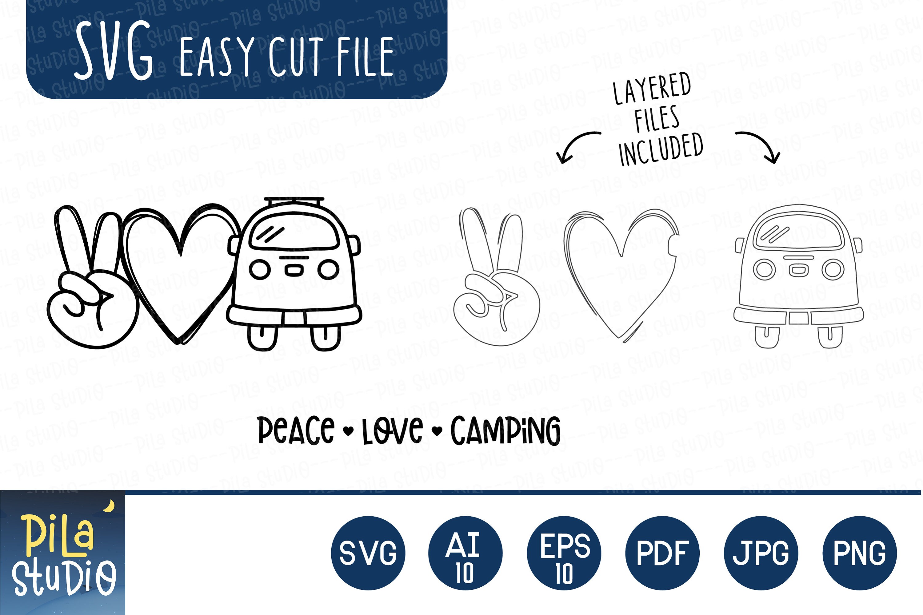 Peace Love Camping Svg Camping Svg Adventure Svg Camping is - Etsy