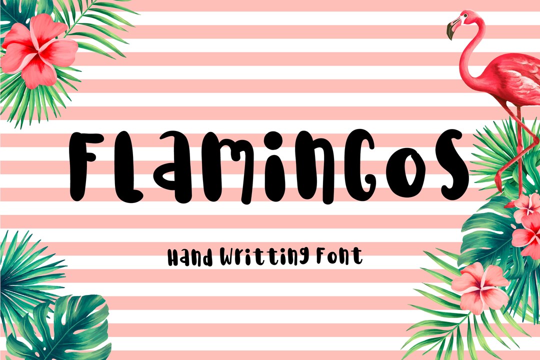 Flamingos Digital Font | Script Font | Font Download | Handwritten Font ...