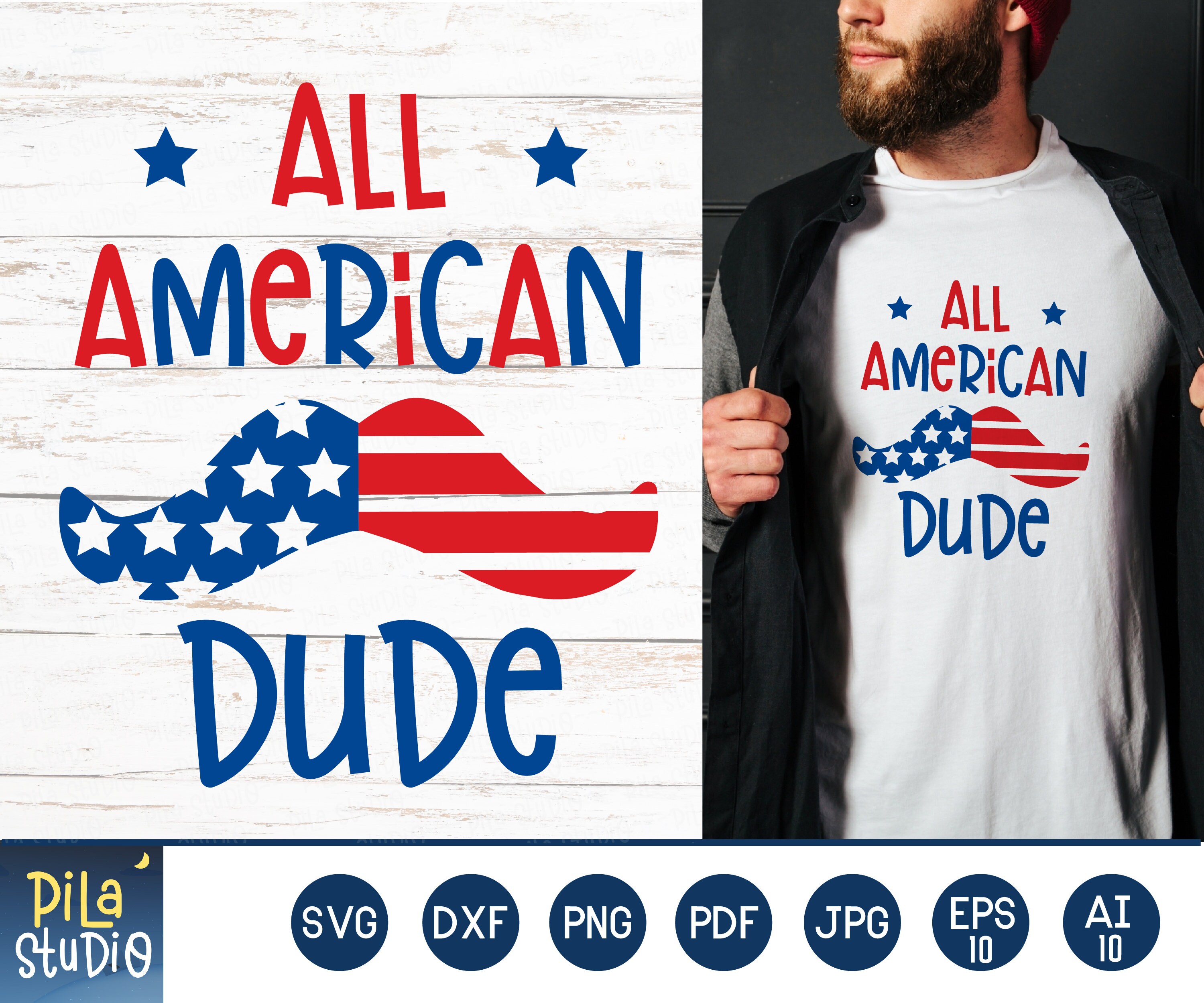Merica Guy Svg