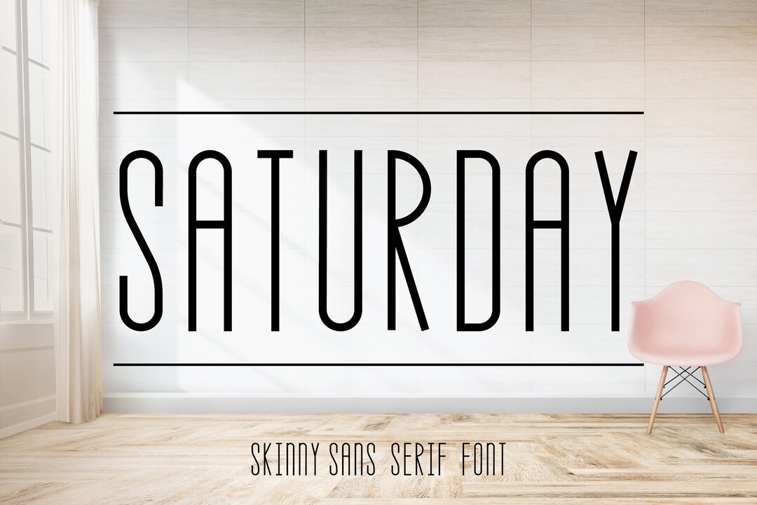 Saturday Digital Font Script Font Font Download Modern Font LOGO Font ...