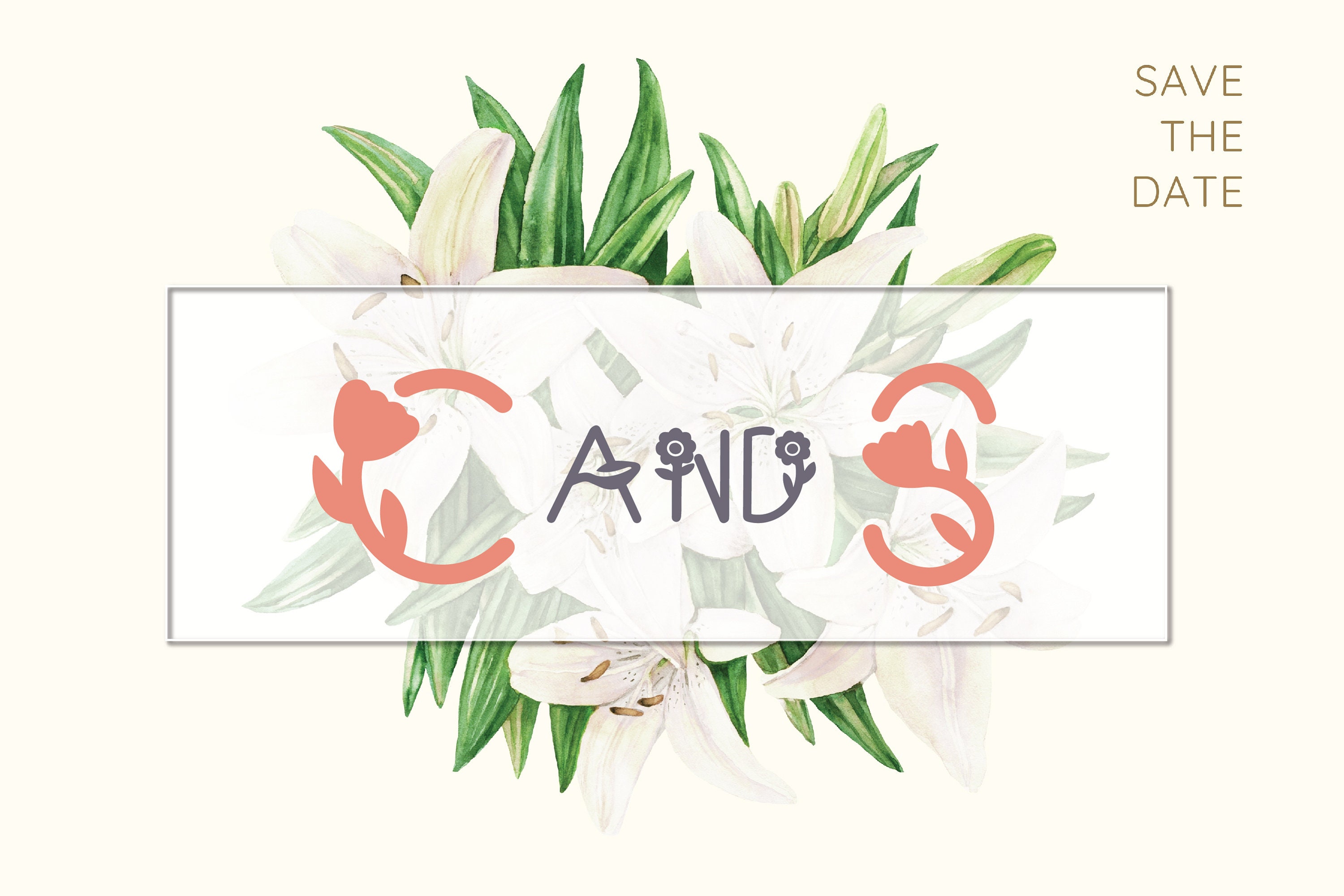 Spring Flowers Digital Font Flower Font Display Font | Etsy