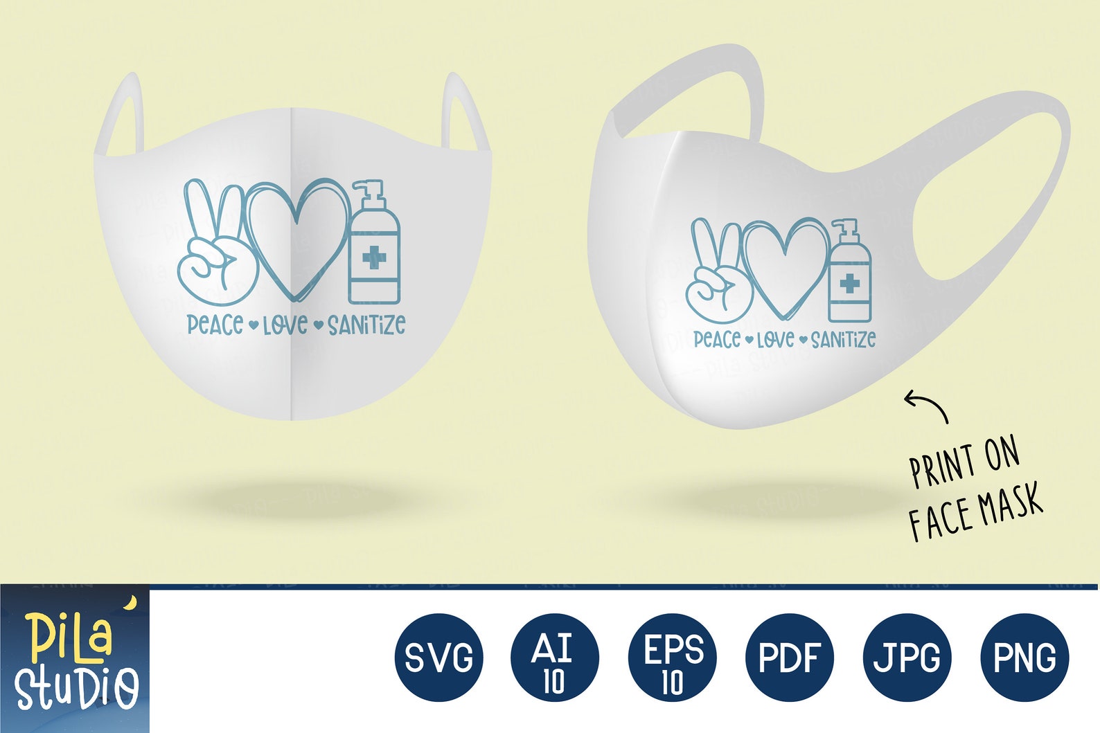 Peace Love Sanitize Svg Sanitize Svg Nurse Svg SVG Cutting - Etsy