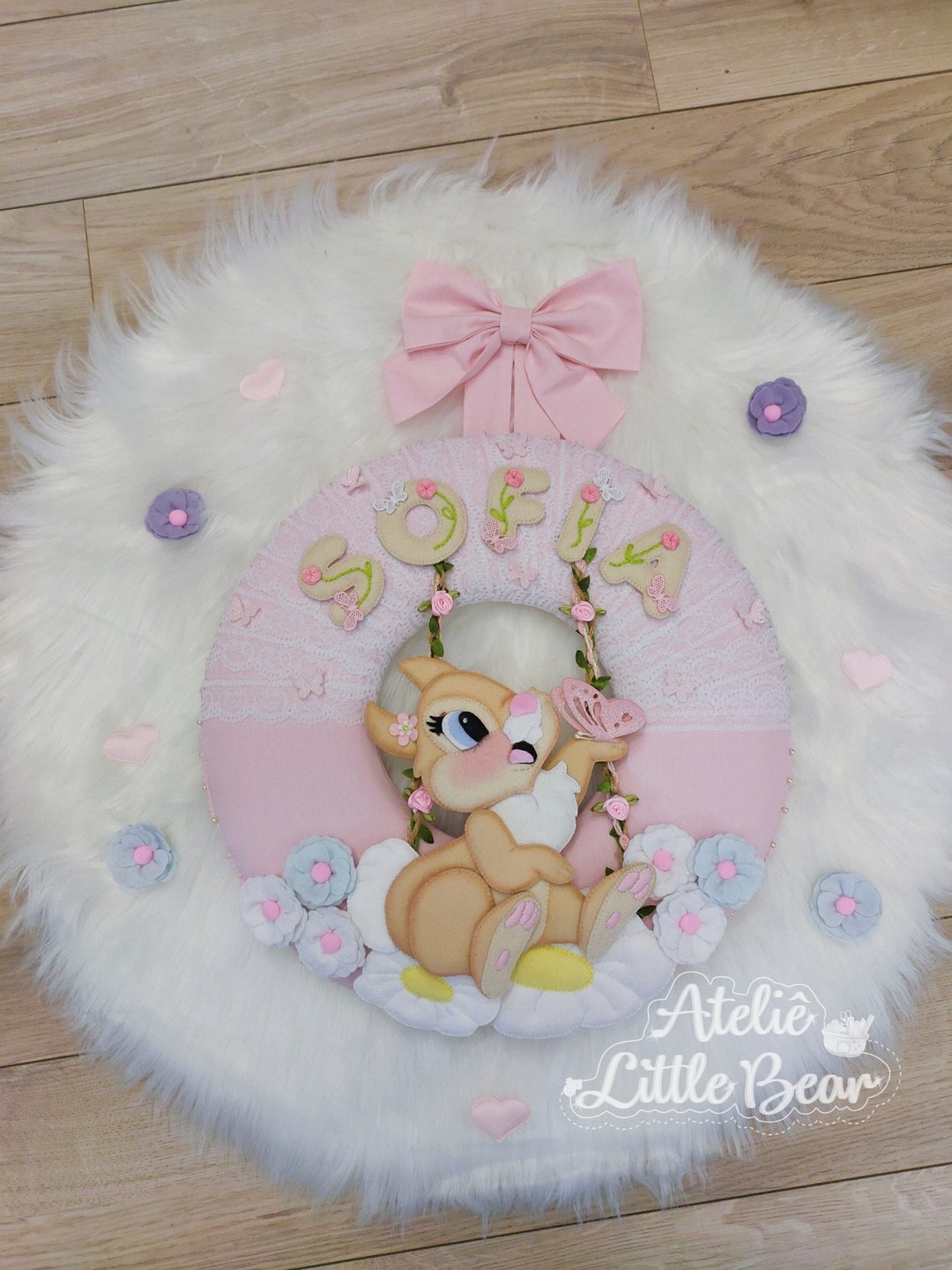 Baby Girl Birth Ribbon, Out of Door Maternity, Thumper Birth Ribbon ...