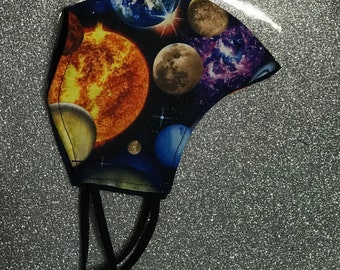 Solar System Face Mask - Etsy