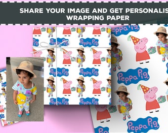Peppa Pig Wrapping Paper | Etsy