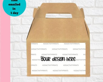 Custom Gable Box Label - Etsy