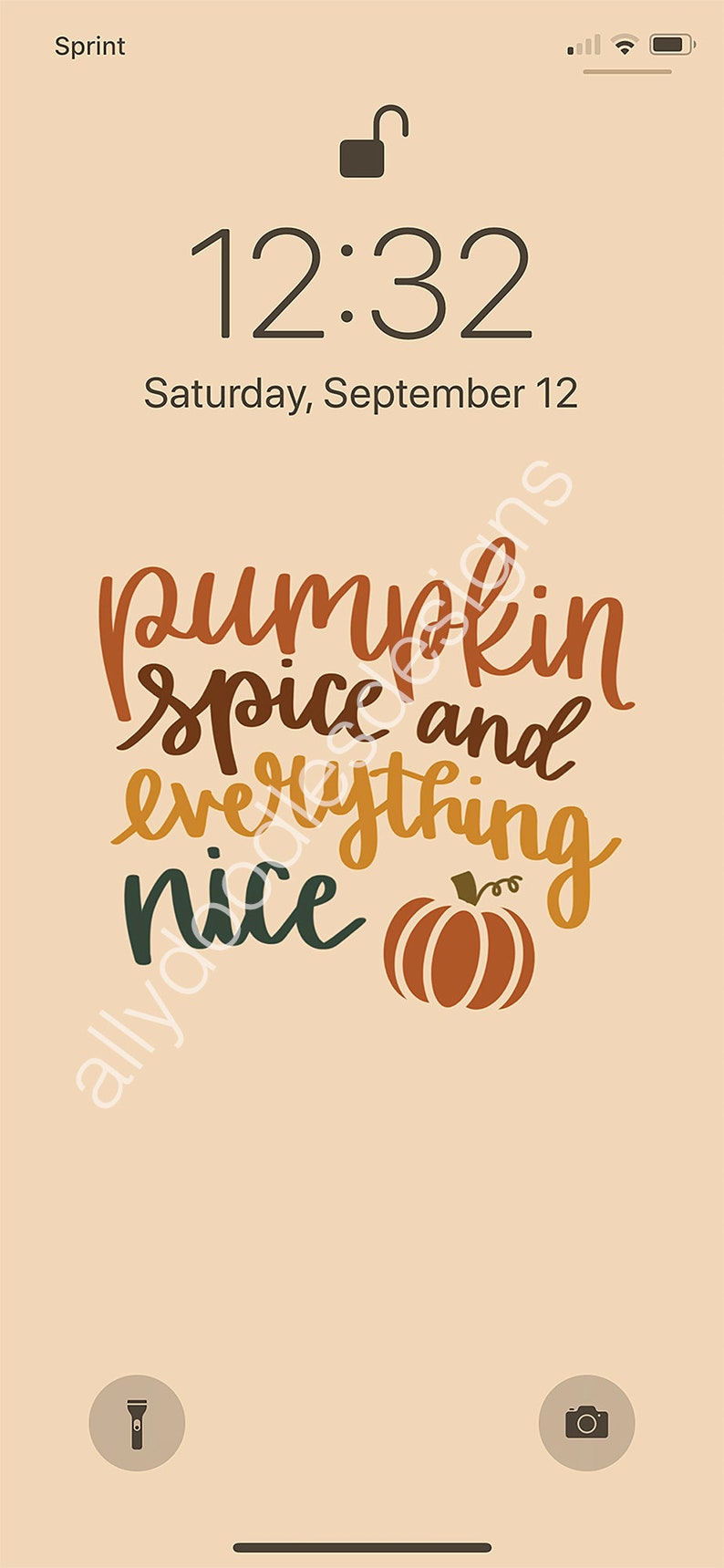 Fall Theme Iphone/ipad Wallpapers | Digital Download | Lock Screen ...