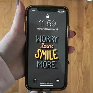 Positivity Pack Iphone/ipad Wallpapers | Digital Download | Lock Screen ...