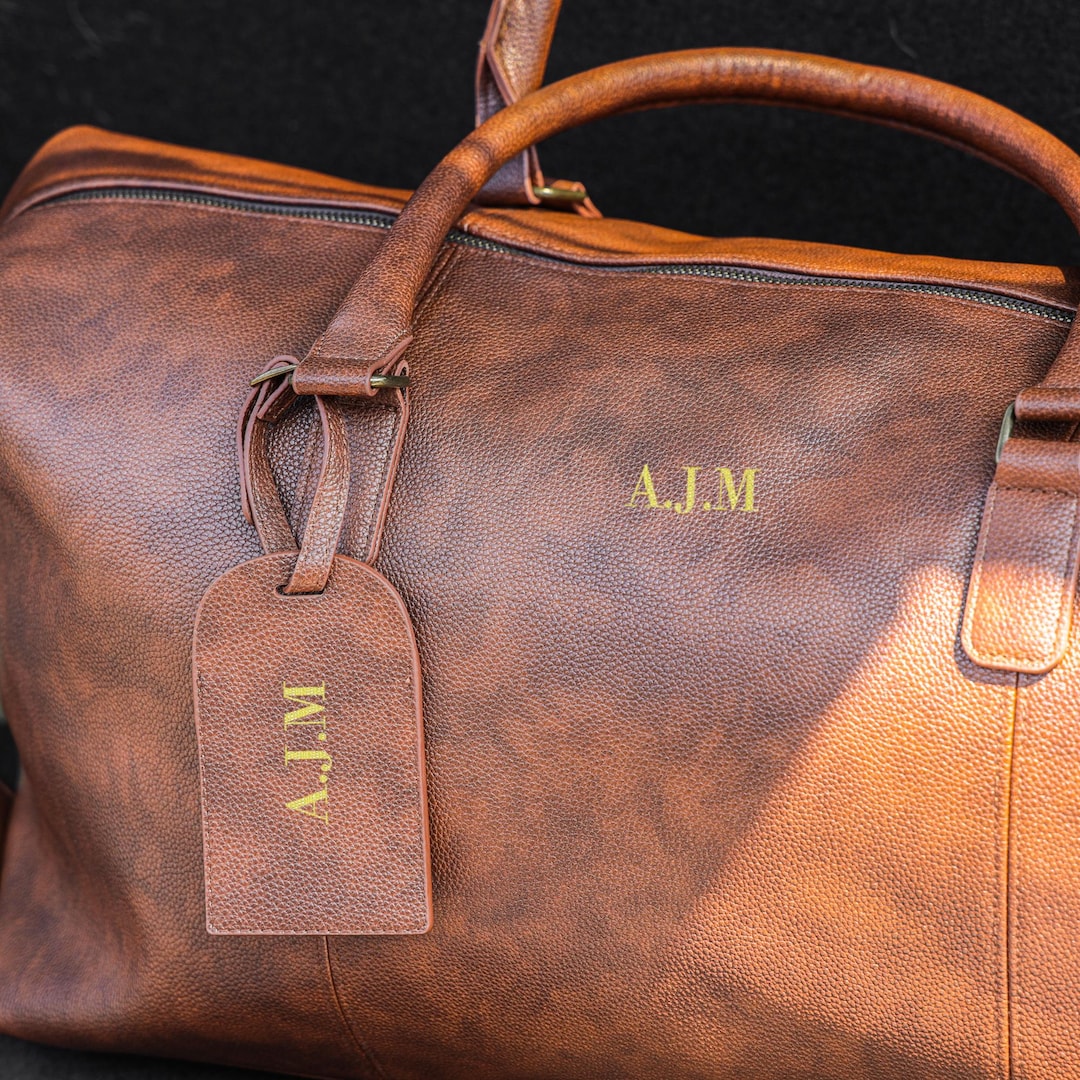 Personalised Weekender Bag | Luggage Holdall Bag | Custom Carry-on ...