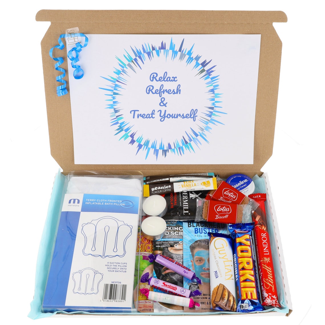 Mens Letterbox Pamper Me Time Gift Box Chocolate & Treat | Etsy