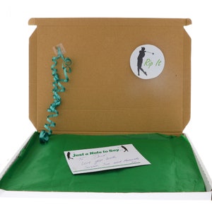 Personalised Golf Accessories Gift Golf Essentials Kit Letterbox Golfer ...