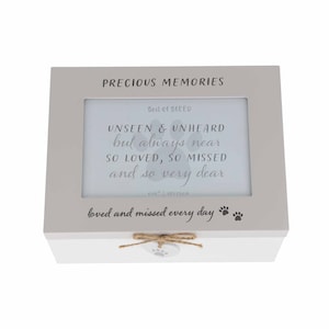 Personalised Rustic Pet Photo Memorial Dog Keepsake Box Pet Wooden ...