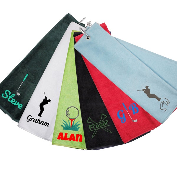 Custom Golf Towel With Clip - Etsy