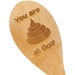 Engraved Golf Wooden Spoon Ideal Booby Prize or Loser Golfing Trophy ...