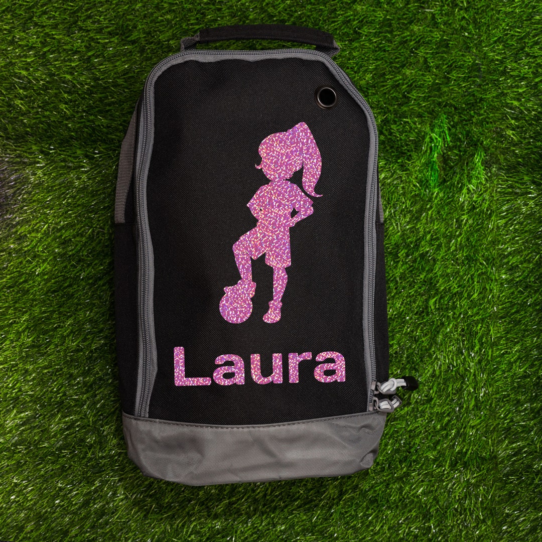 Personalised Girls Football Shoe Bag Name or Initials - Etsy