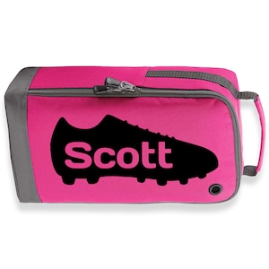 Personalised Football Shoe Bag With Name or Initials | Football Bag ...
