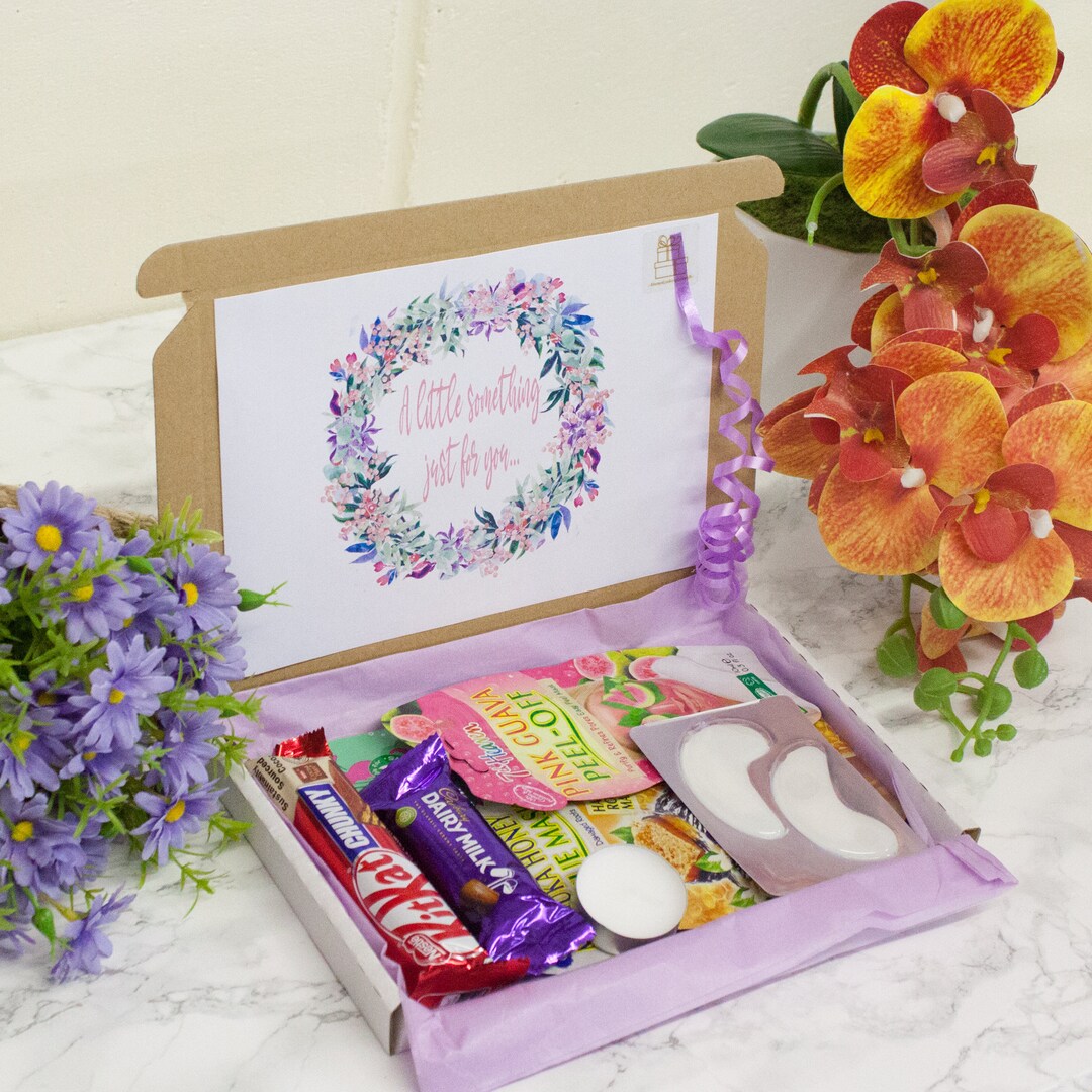 Personalised Pamper Self Care & Treat Box | Medium Letterbox Gift ...