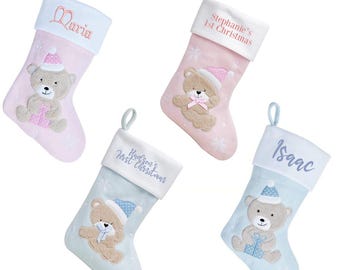 Personalized Baby's First Christmas Stocking - Etsy