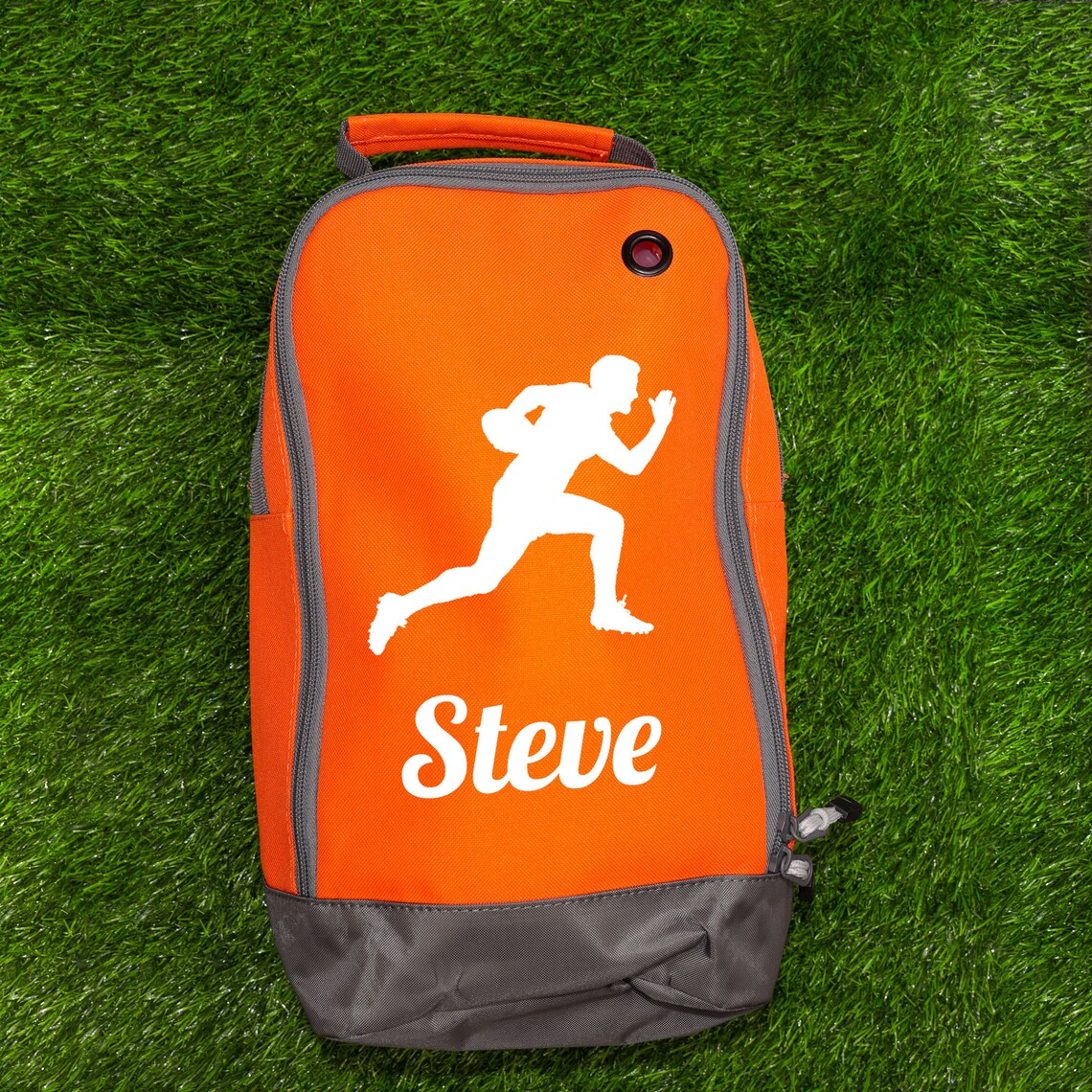 Personalised Rugby Boot Shoe Bag With Name or Initials | Rugby Ball or ...