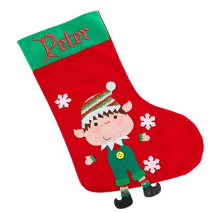 Personalised Christmas Santa Sack & Stocking Matching Set Embroidered ...