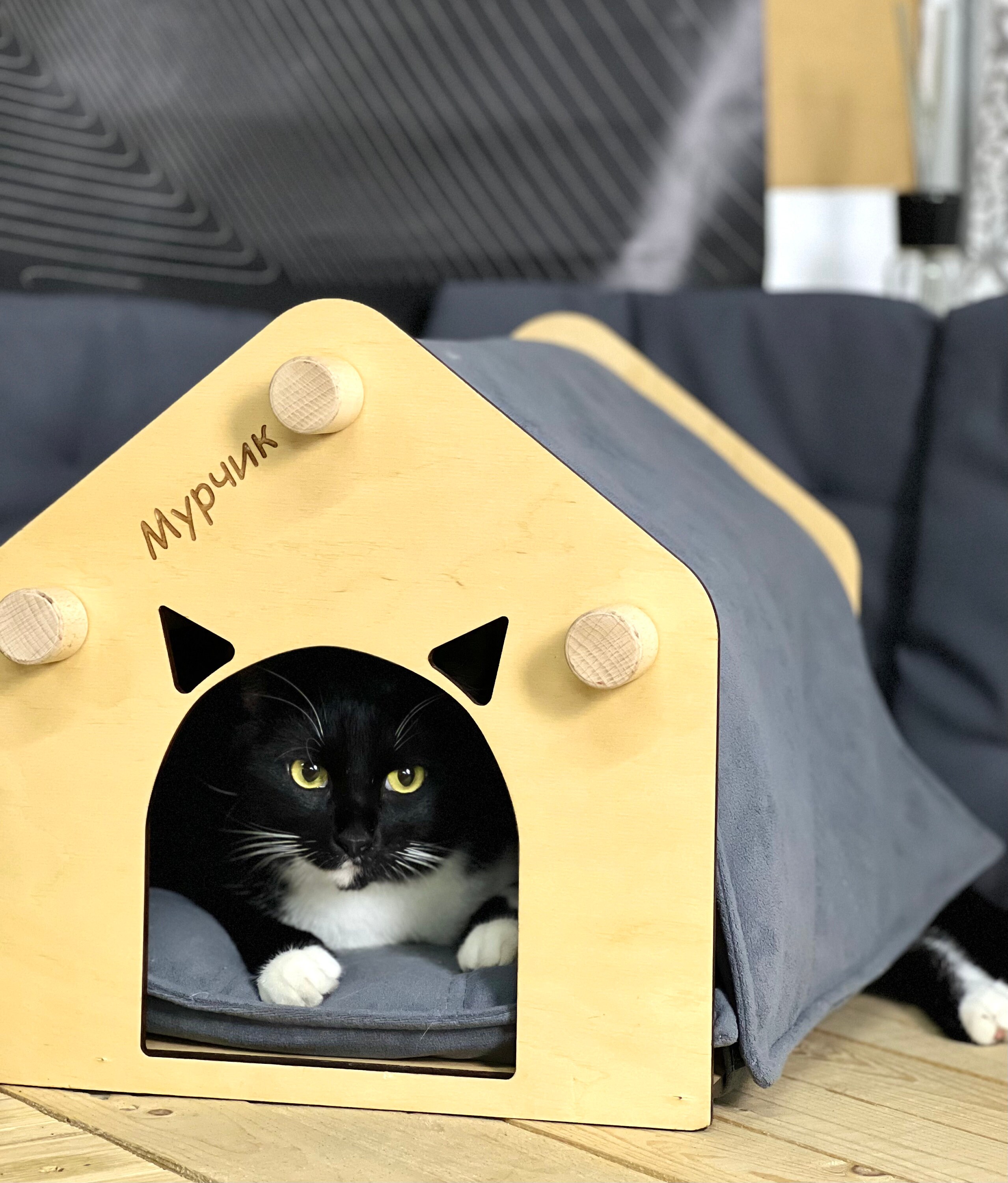 Cat House Wood, Pet House, Cat House, Cat Cave, Cat House Indoor - Etsy