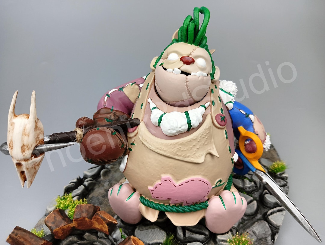 Pudge Toy Butcher Diorama – Dota 2 Collectible With LED Candle – 6 ...