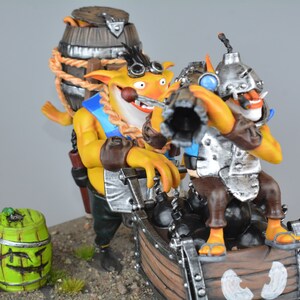 Figurine Dota 2 Squee, Spleen, and Spoon Statuette Diorama Figure R ...