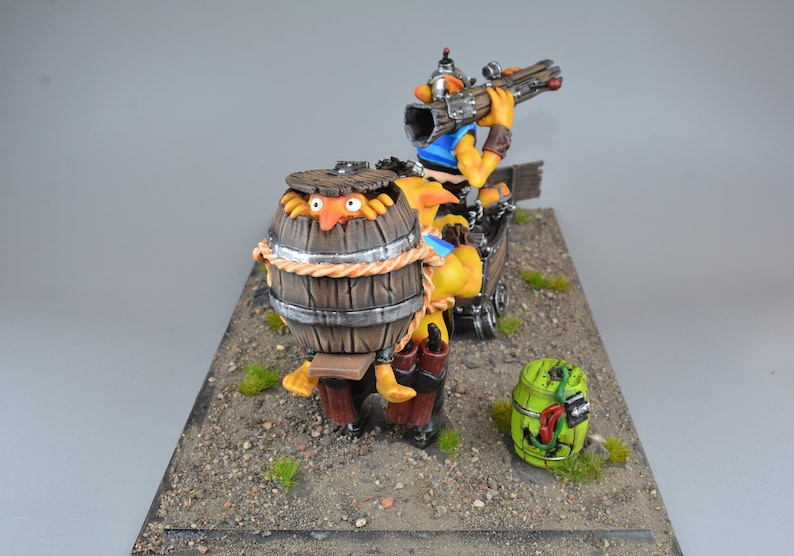 Figurine Dota 2 Squee Spleen and Spoon Statuette Diorama - Etsy