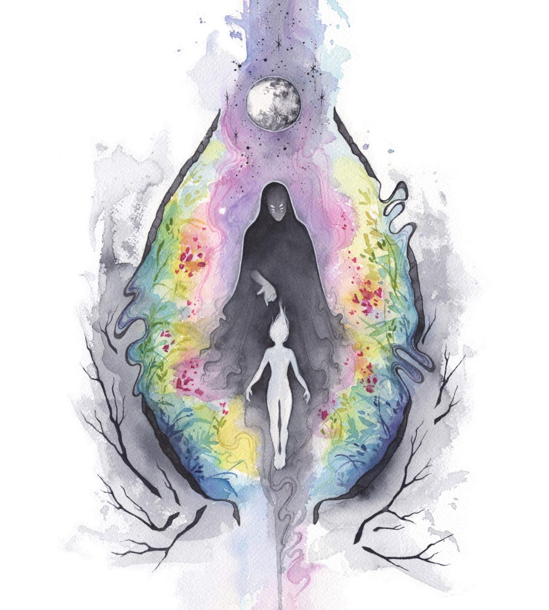 The Path to Eden | A5 or A4 Fine Art Print | Watercolour Painting ...