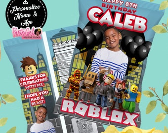 7 Roblox Plastic Plates / ROBLOX Birthday Party / Roblox - Etsy