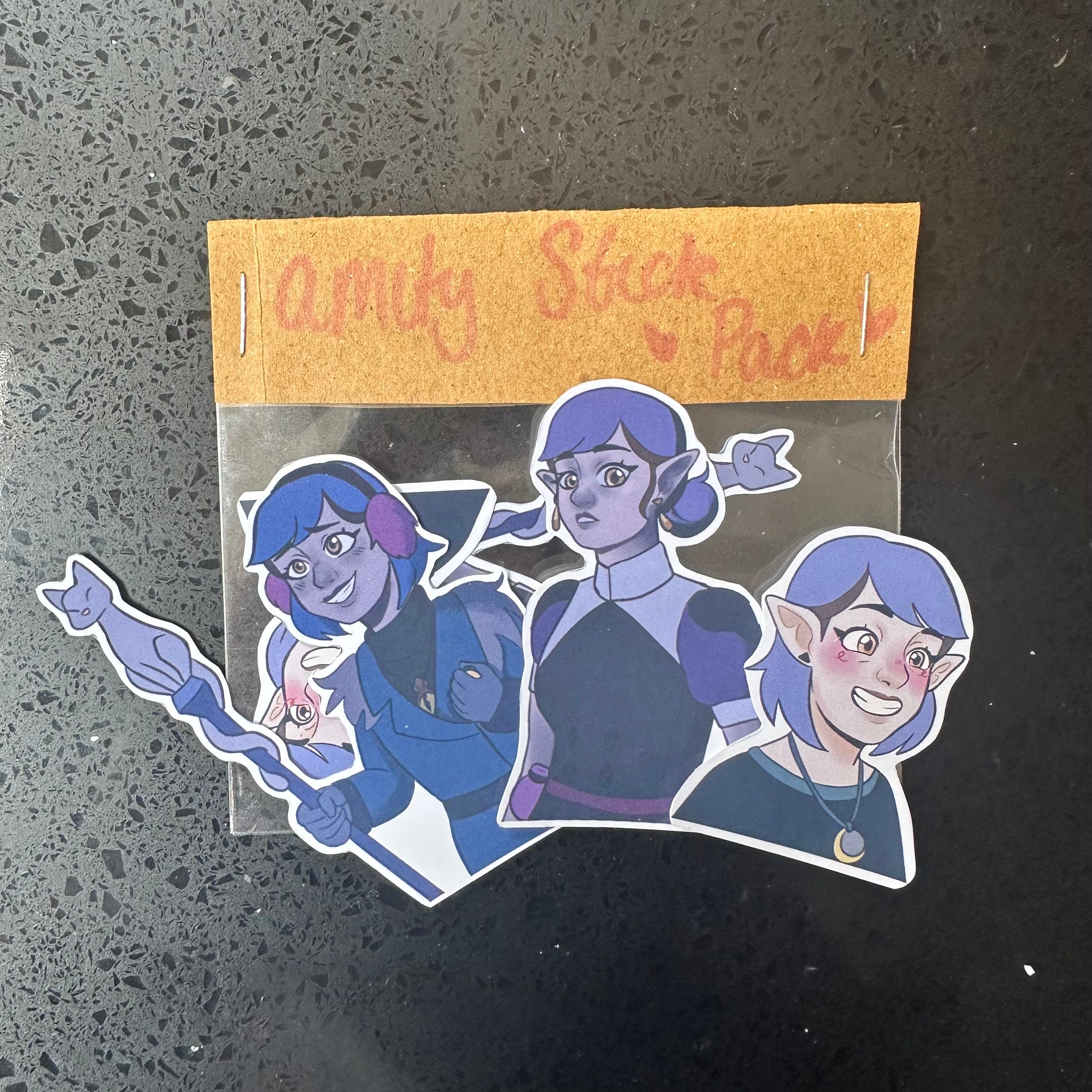Amity Sticker Pack-toh the Owl House - Etsy UK