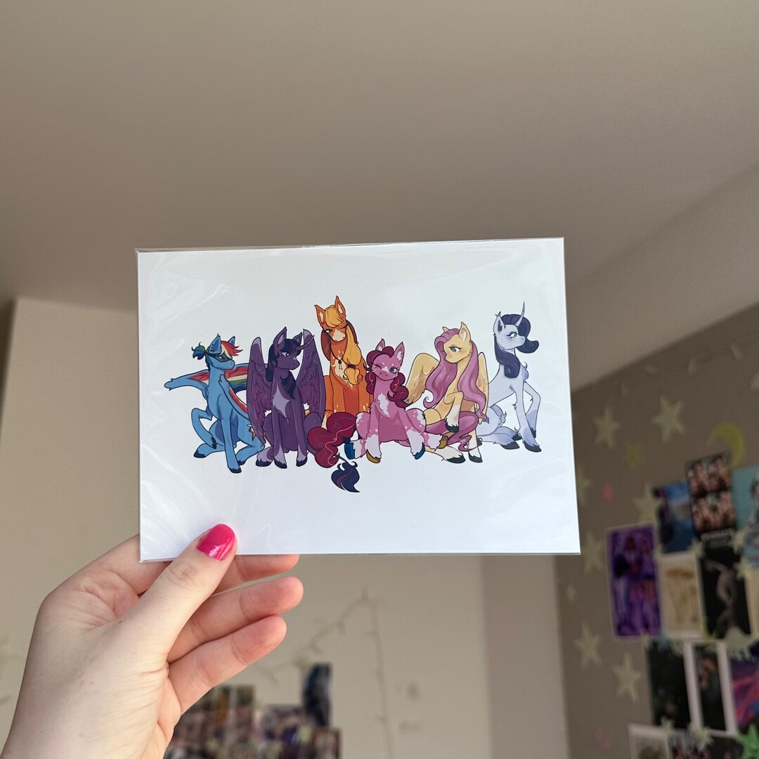 My Little Pony Main 6 Art Prints - Etsy