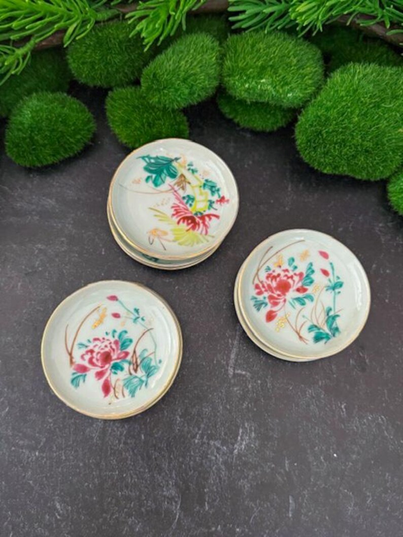 Set of Miniature Porcelain Dishes - Etsy